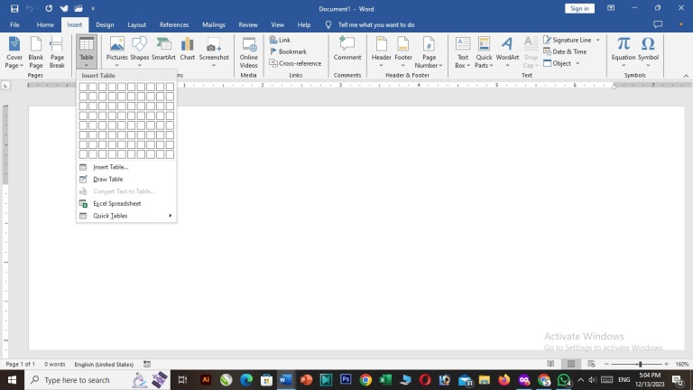 Using of Tables in Word - Get With Learn
